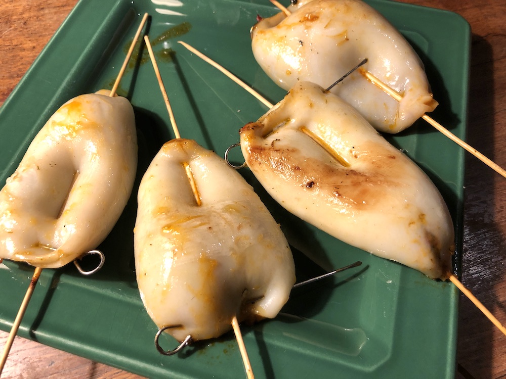grilled whole squid – michelle picker cooks