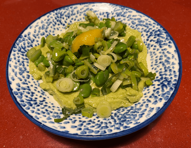avocado and broad beans – michelle picker cooks
