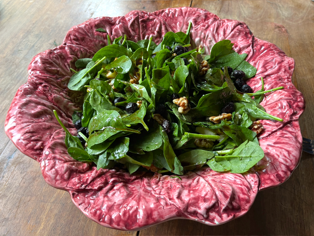spinach, gorgonzola, cranberry and walnut salad – michelle picker cooks