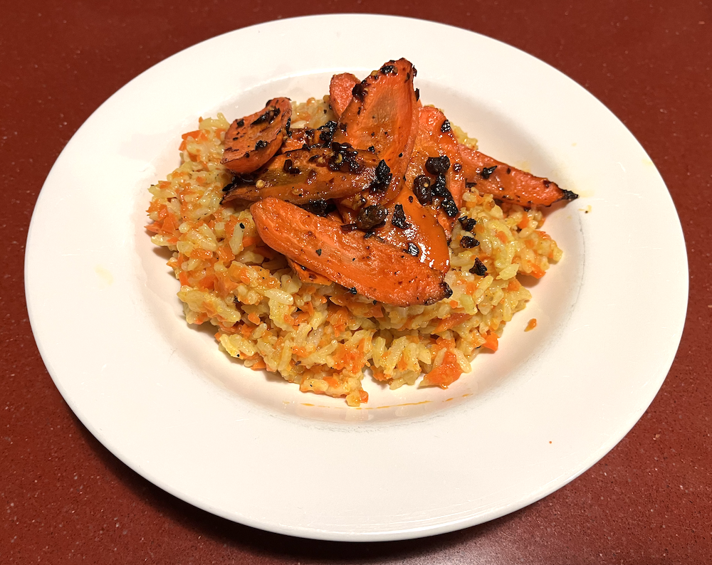 carrot risotto with chilli – michelle picker cooks